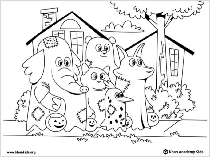 Free Halloween Coloring Pages for Kids - Khan Academy Blog