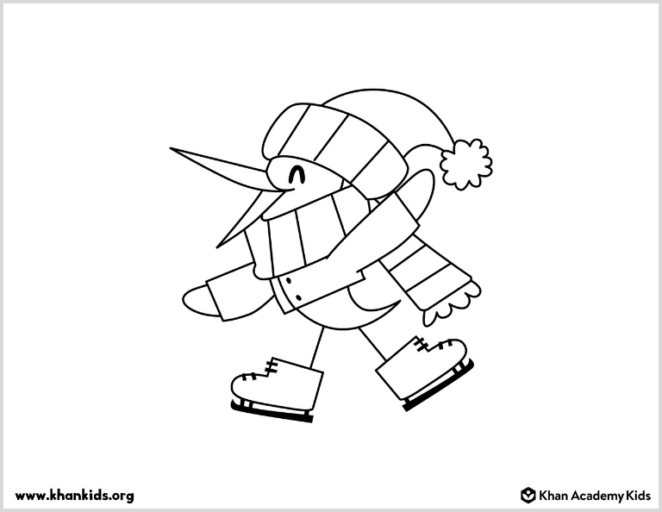 Free Winter Coloring Pages for Kids - Khan Academy Blog